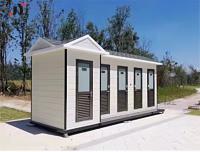 China Prefab Prefabricated Mobile Portable Container Toilet 20-30m2 ISO9001/SGS Certified for sale