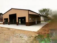 China Yinong Prefabricated Light Steel Structure Garage Metal Carport with 1% Tolearance for sale