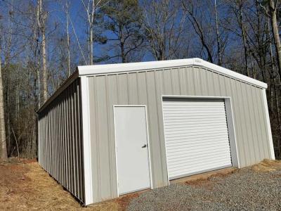 China Customized Request Strength Steel Car Parking Steel Structure Garage Barn Easy to Move for sale