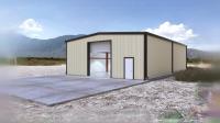 China Customized Request Strength Steel Car Parking Steel Structure Garage Barn Easy to Move for sale