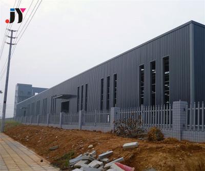 China 50-Year Life Span Metal Building for Logistic Park Customizable Steel Frame Warehouse for sale