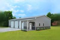 China Steel Structure Prefabricated Metal Building Garage with Q235 Carbon Structural Steel for sale