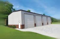 China Steel Structure Prefabricated Metal Building Garage with Q235 Carbon Structural Steel for sale
