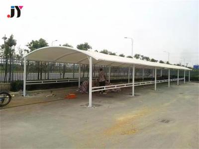 China H-Section Steel Prefab Metal Car Shed Garage Building Design with 50 Years Life Span for sale