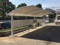 China H-Section Steel Prefab Metal Car Shed Garage Building Design with 50 Years Life Span for sale