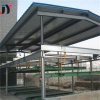 China H-Section Steel Prefab Metal Car Shed Garage Building Design with 50 Years Life Span for sale