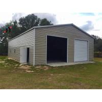 China Industrial Steel Garage Prefabricated Quonset Building with Entry Door Kit Designs for sale