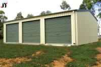China Industrial Steel Garage Prefabricated Quonset Building with Entry Door Kit Designs for sale