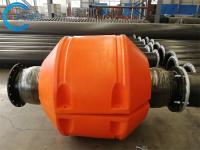China Yellow Plastic Pipe Floaters with Impact Resistance and 35kg/Cub Inside PU Density for sale