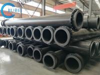 China Steel Flange Connection Heavy Duty UHMWPE Dredging Pipe for Sand/Slurry/Mud/Mine Tailing for sale