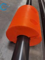 China 8mm Outer Shell High Buoyancy PU Foam Filling Pipe Floaters for Sand/Slurry Dredging for sale
