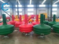 China 1800mm Height Rotational Moulded PE Navigation Buoys for Mooring Chains and Anchors for sale