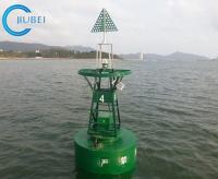 China Inside PU Density 35kg/Cub Solar Power United Lantern PE Mark Buoy with Iala Top Mark for sale