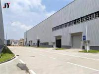 China JY199 Modern Prefabricated Large Span Space Frame Steel Structure Dome Warehouse Shed for sale