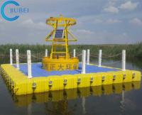 China Marine Navigation Plastic Buoy with Solar Power Lantern and Radar Reflector Dia 2.1m for sale