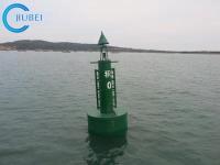 China Marine Navigation Plastic Buoy with Solar Power Lantern and Radar Reflector Dia 2.1m for sale