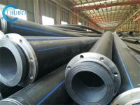 China 11.8m/5.8m Unit Length High Density Polyethylene HDPE Dredge Tube 16 Inches Diameter for sale