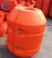 China 1200mm Length PE Floats for Floating Pipeline Dredging Pipe Nuts and Washers Included for sale