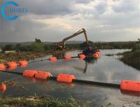 China ID800mm OD1850mm Length 2100mm MDPE Rubber Steel Dredge Pipe Floaters Connection Bolts for sale