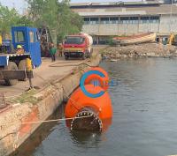 China High Buoyance Polyethylene Pontoon Foam Filled Pipe Floats for Marine Cylinder Dredge for sale