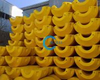 China High Buoyance Polyethylene Pontoon Foam Filled Pipe Floats for Marine Cylinder Dredge for sale