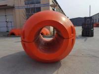 China Nuts and Washers Connection 1200mm Foam Filled Pipe Float Floater Collars for Dredging for sale