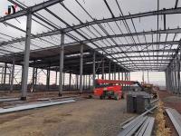 China Customizable Prefab Steel Building with Clear Span Design and ISO9001/SGS Certificate for sale