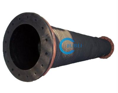 China DN150 Floating Suction and Discharge Rubber Hose with Flange Water Absorption ＜0.01% for sale