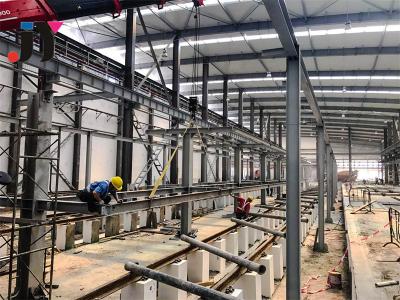 China JY172 Prefabricated Steel Structure Workshop with GB Standard Construction Materials for sale