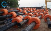 China DN500 Yellow/Orange Impact Resistant HDPE Pipe Float Collars for Cable/Dredging Pipeline for sale
