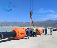 China DN500 Yellow/Orange Impact Resistant HDPE Pipe Float Collars for Cable/Dredging Pipeline for sale