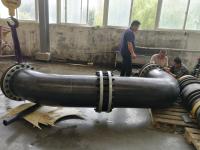 China Steel Flanges Connection PE 100 HDPE Tee/Elbow Pipe Fittings with Production Method for sale