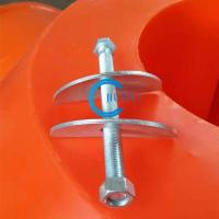China DN500 HDPE PE Plastic Floating Pipe Hose Floater Float for High Density Polyethylene Marine Dredging for sale