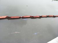 China EVA Floating Oil Boom Silt Curtains for Sea Mooring Chain Dia 8mm JB280 Distributor for sale