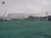 China 50-Year Life Span Prefabricated Cattle Farming Barn with Q235 Carbon Steel Structure for sale
