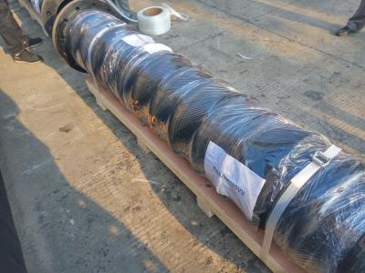 China Dredger Discharge Rubber Hose with Self Floating Design and Steel Flanges Connection for sale