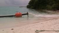 China 1200mm O.D. Orange Pipeline Floating Buoy with Anti-UV Polyethylene Gold Dredge Float for sale