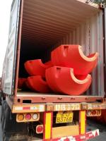 China Customized Request Marine Floating Barrier Buoy Cylinder Type Boat Buoy Dredge Floater for sale