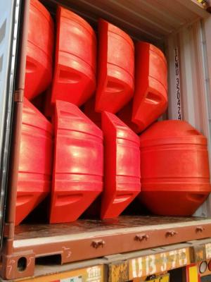 China UHMWPE Dredger Pipeline PE Pipe Floater with UV Resistance Length 1200mm DN400 for sale
