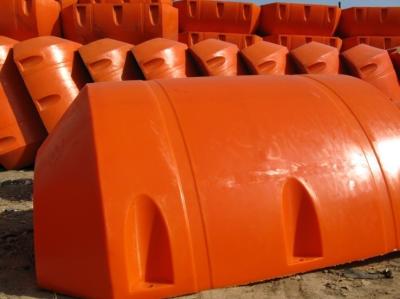 China 500*800mm Plastic Sand Discharge Dredging Pipeline with Bolts Connection and Yellow for sale