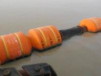 China 8mm Outer Shell Yellow High Density Marine Dredge Pipeline Floats for Sand Discharge for sale