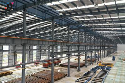 China 50-Year Life Span Painted/Hot Galvanised Industrial Shed Design Steel Structure Warehouse for sale