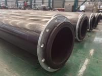China Tensile Strength 30-40MPa UHMWPE Pipe High Pressure HDPE Tube for Sand Slurry Transport for sale