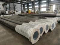 China Large Diameter High Working Pressure UHMWPE Lined Steel Tube Extruded by Professional for sale