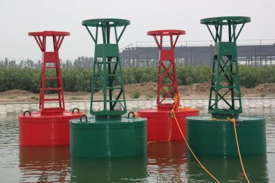 China 35kg/Cub Inside PU Customized Steel Navigation Buoy with Solar Light and Customization for sale