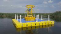China 35kg/Cub Inside PU Customized Steel Navigation Buoy with Solar Light and Customization for sale