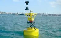 China 35kg/Cub Inside PU Customized Steel Navigation Buoy with Solar Light and Customization for sale