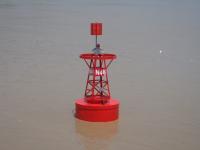 China 8mm Out Shell Mooring Systems Navigation Marker Buoy with Solar Light AIS Redar Reflector for sale