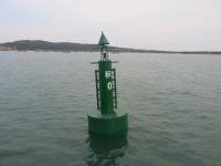 China Yellow JB1500 2.4m Diameter Deep Water Offshore Navigation Marine Mooring Buoy Iala for sale