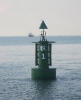 China 8mm Out Shell HDPE Marine Fairway Navigation Aids Buoy for 1800mm Diameter Boat Safety for sale